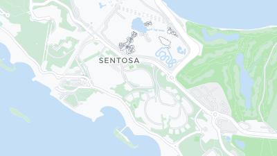 Sentosa Island Singapore Map